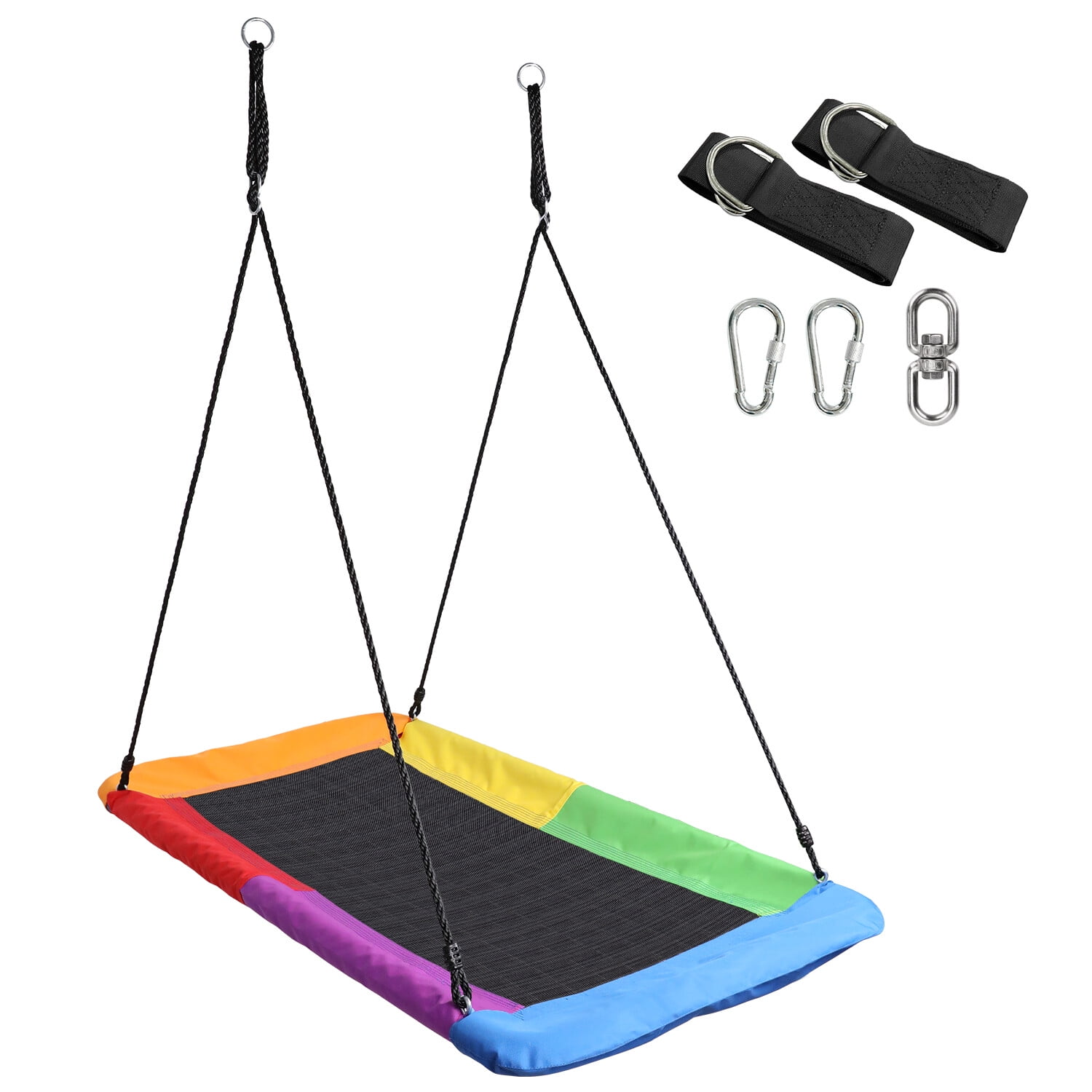 RONG-3 Saucer Tree Swing Waterproof Giant Outdoor Rectangle Platform ...