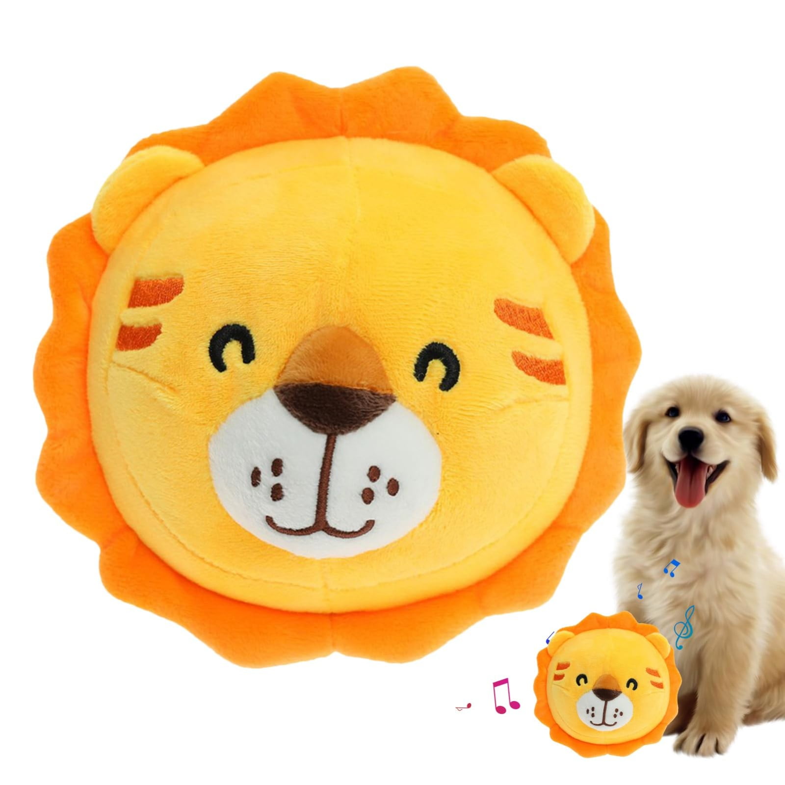 RONG YUN Active Moving Pet Plush Toy, Interactive Dog Toy, Talking ...
