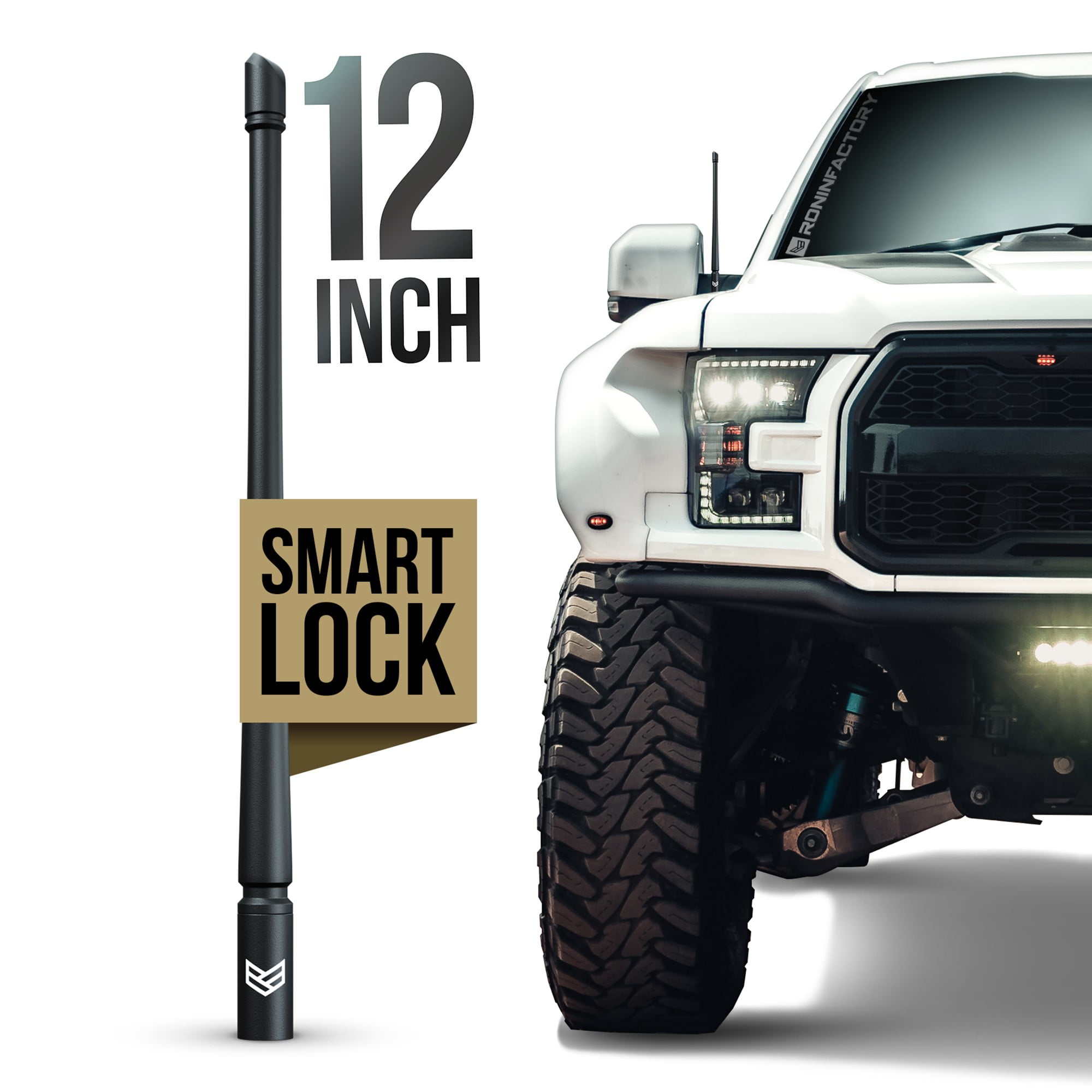 RONIN FACTORY Truck Antenna for Ford F150 Bronco Raptor Lightning & RAM ...
