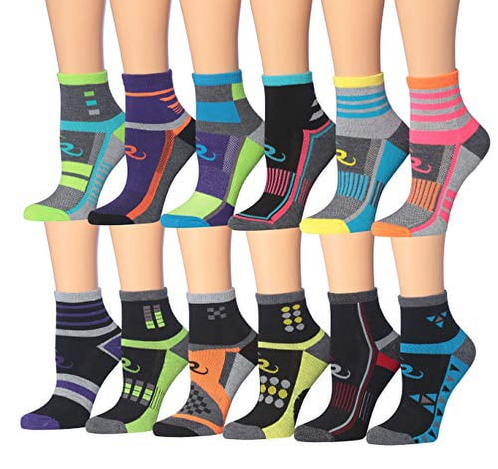 RONNOX Women's 12-Pairs Running & Athletic Sports Performance Ankle ...