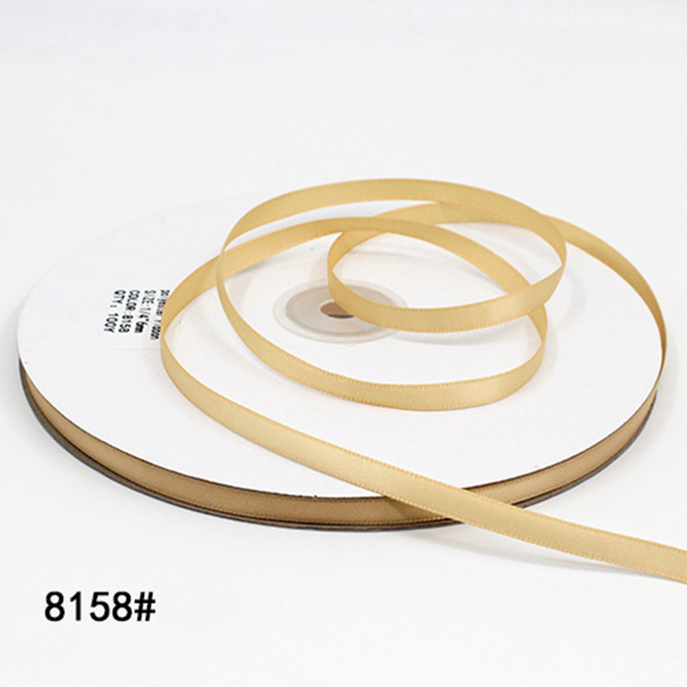 RONSHIN 0.6cm Satin Ribbons High Density Multicolor Ribbon For Wedding ...