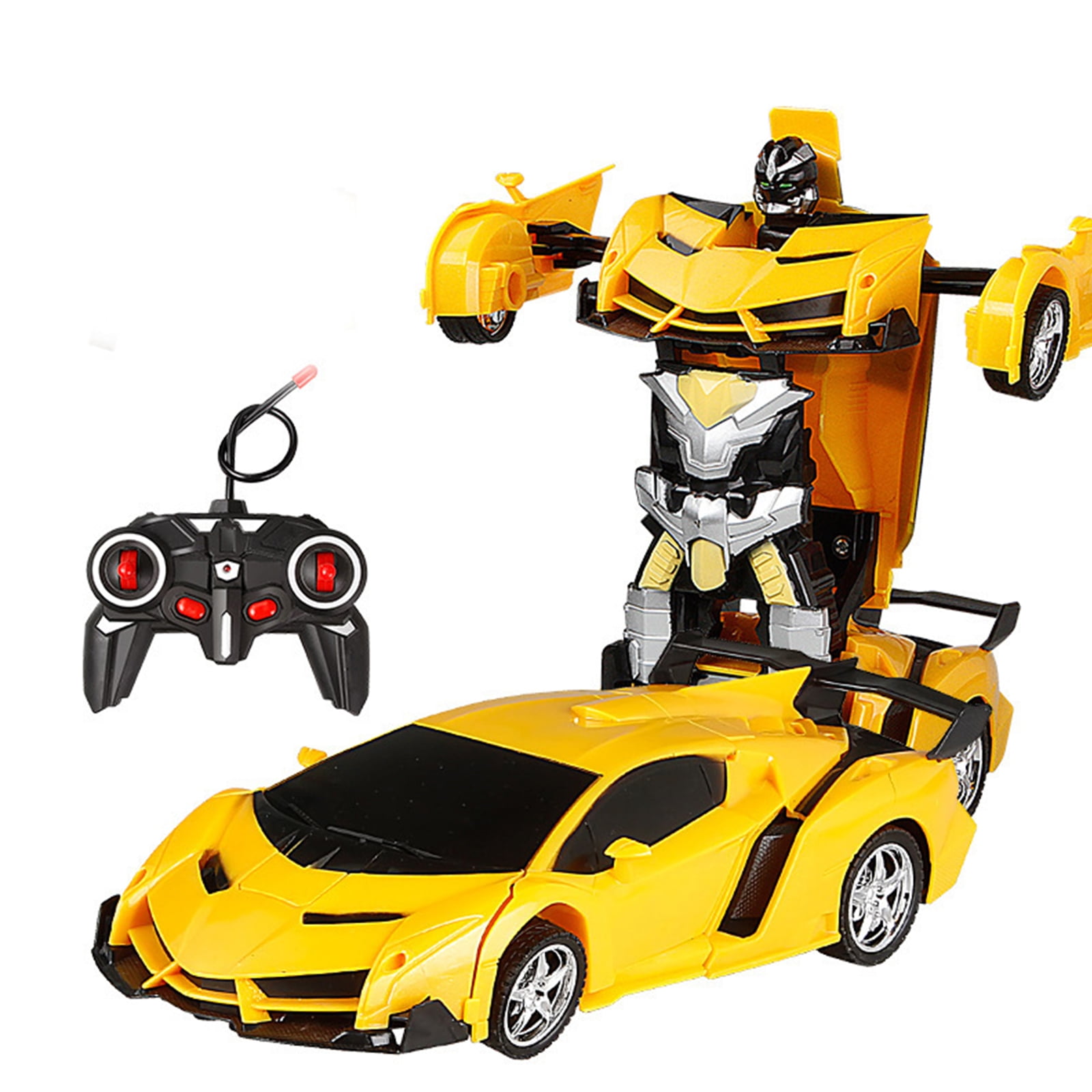 RONSHIN 1:18 Remote Control Transforming Car One-button Deformation ...