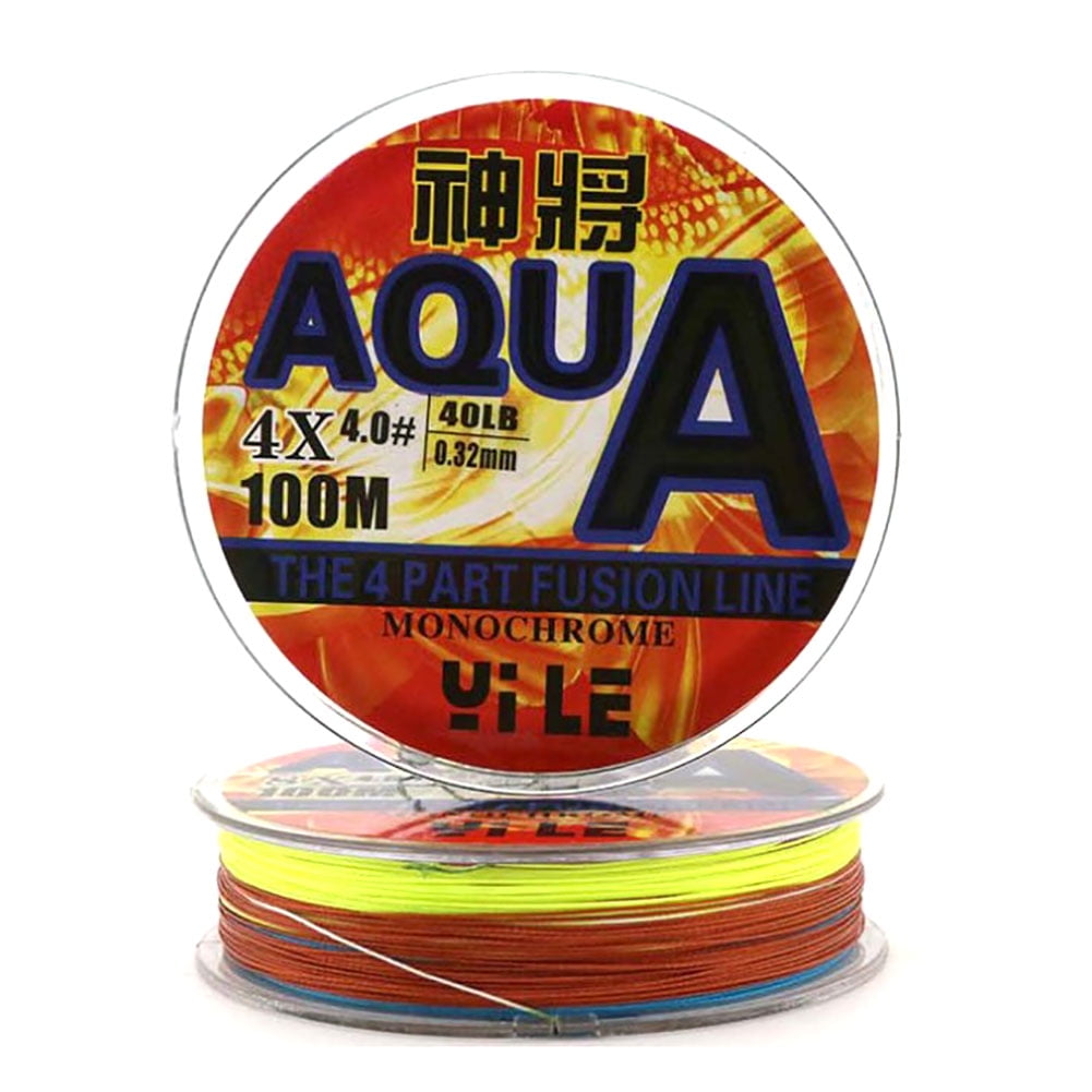 RONSHIN 100m 4 Strands Fishing Line 15lb-60lb Anti-bite Super ...