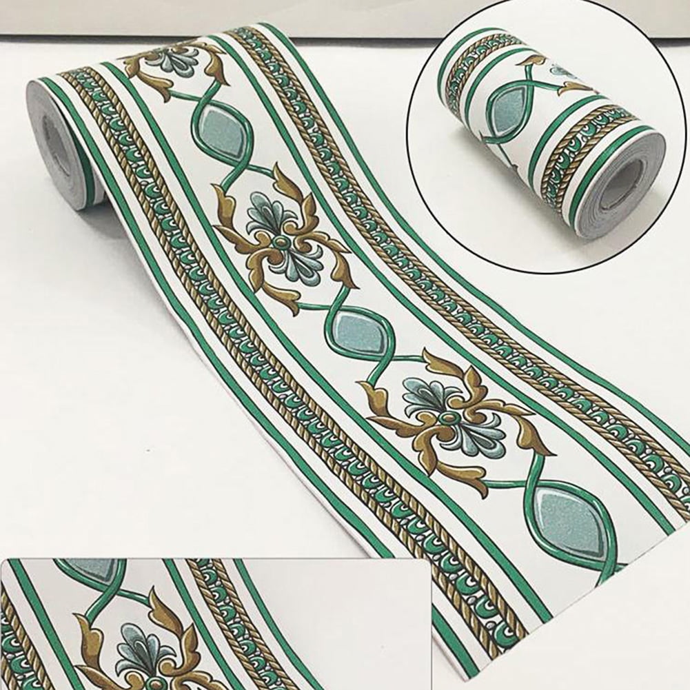 RONSHIN 10M Self Adhesive Skirting Line Wall Sticker PVC Art Mural Wall ...