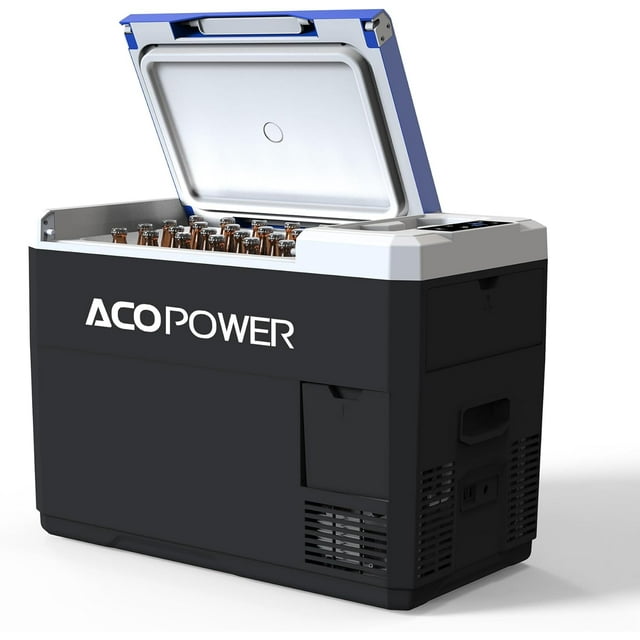 RONSHIN 12 Volt Refrigerator APP Control Car Fridge 19QT/29QT ...