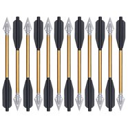 Safari Choice Archery 31.5" Fiberglass Hunting Arrows 8mm, 3pc pack ...