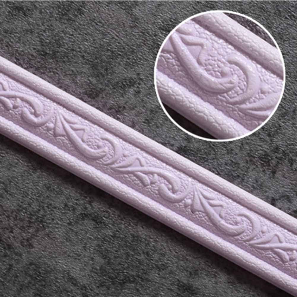 RONSHIN 2.3m Corner Waist Line Sticker Anti-collision Self-adhesive ...