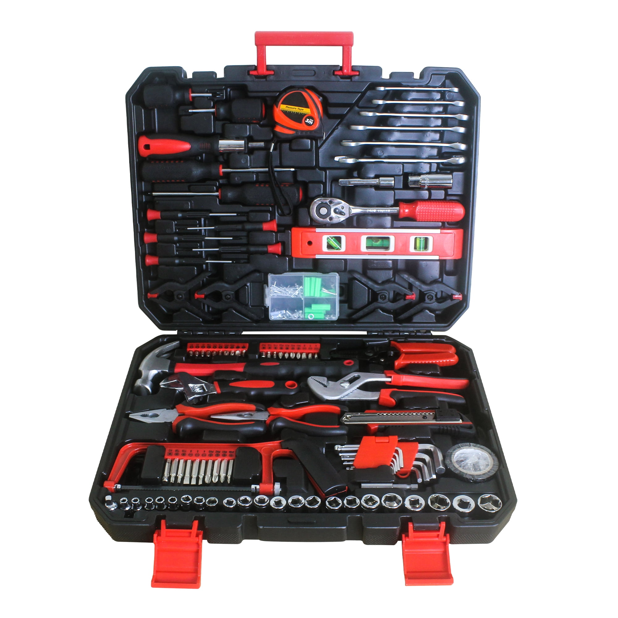 RONSHIN 238 Piece Hand Tool Kit With Storage Case Toolbox Package Mixed ...