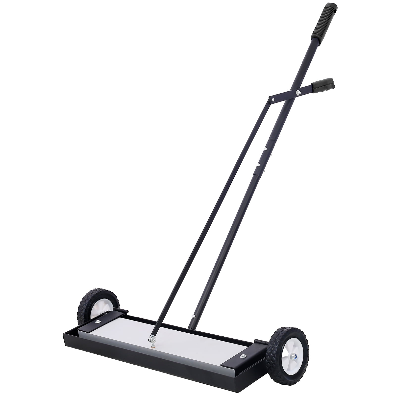 RONSHIN 24" Rolling Magnetic Pick-Up Sweeper with Quick Release Push ...