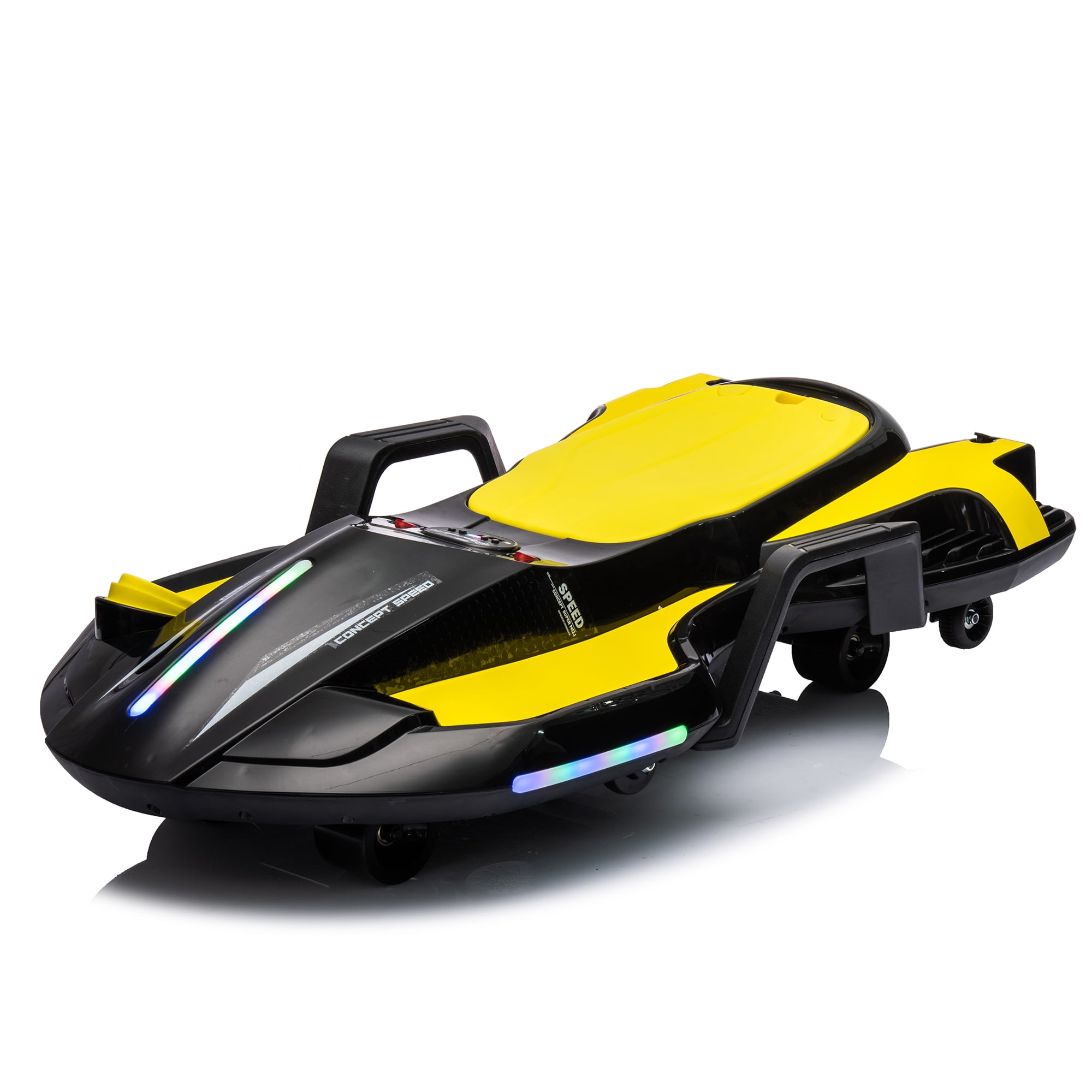 RONSHIN 24V Ride On Scooter with Helmet Knee Pads,Electric Scooter with ...