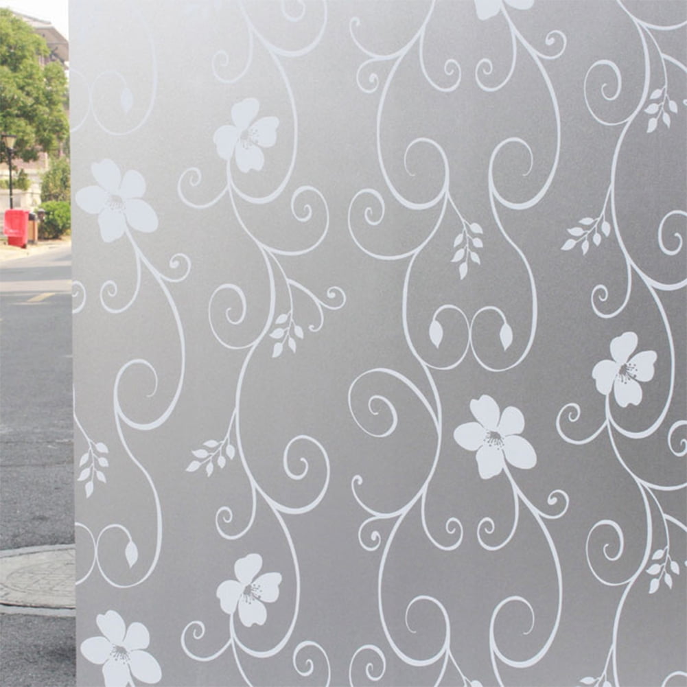 RONSHIN 2Mx 45CM PVC Waterproof Frosted Glass Film Sticker for Bathroom ...