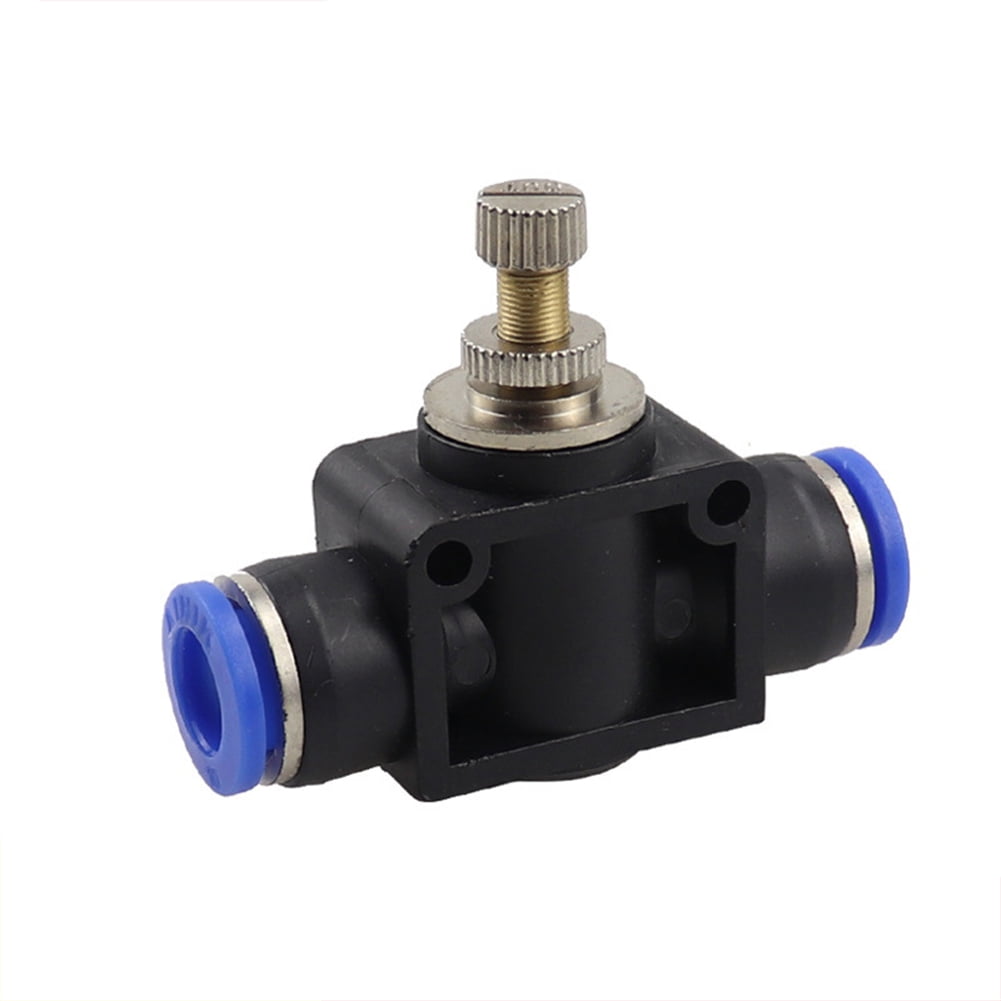 RONSHIN 360 Degree Rotation Pneumatic Fittings Adjustable Flow Control ...