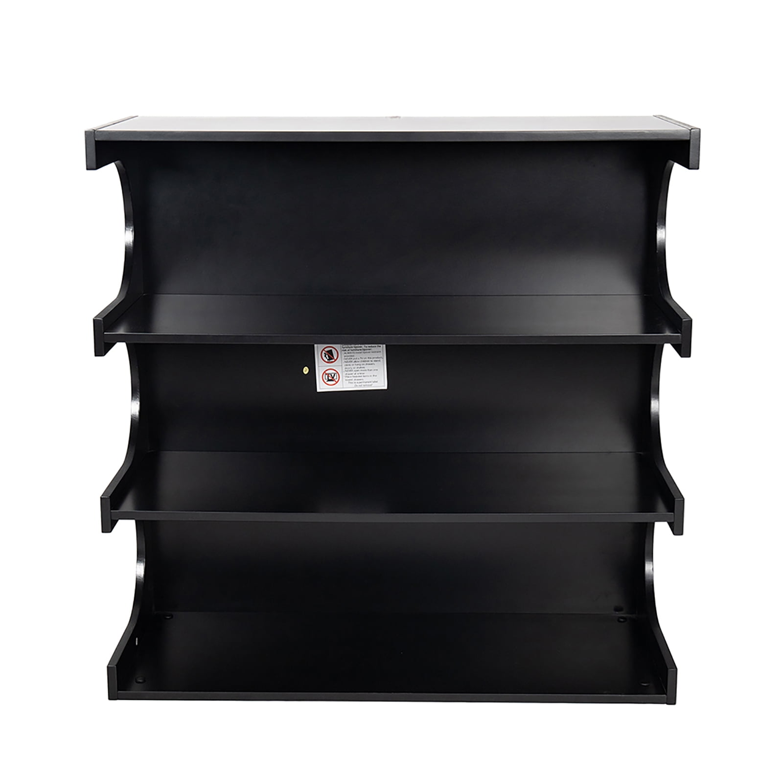 RONSHIN 4-Tier Book Shelf Coffee Table, Multi-functional Creative ...