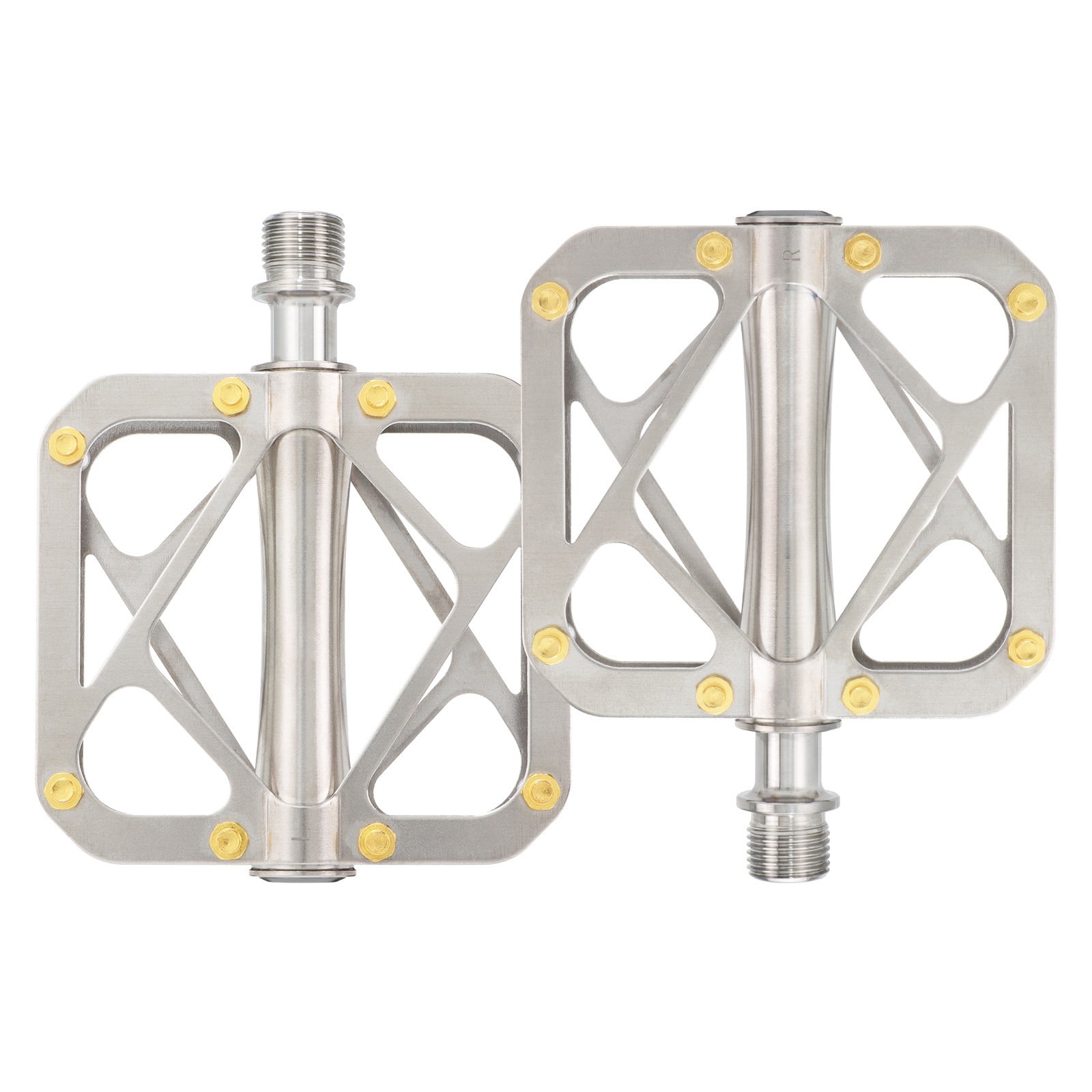 RONSHIN Bicycle Titanium Pedals Full Titanium Body 3 Bearings Road Bike ...