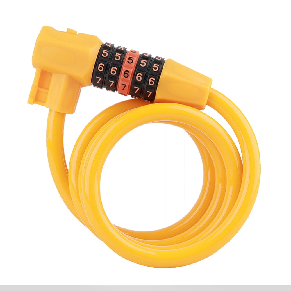 RONSHIN Bike Lock Cable, Password & Key Bike Locks Heavy Duty Anti ...