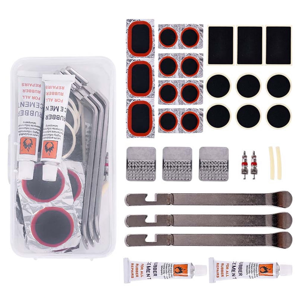 RONSHIN Bike Tire Repair Kit, Bicycle Tire Repair Kit With Glueless ...