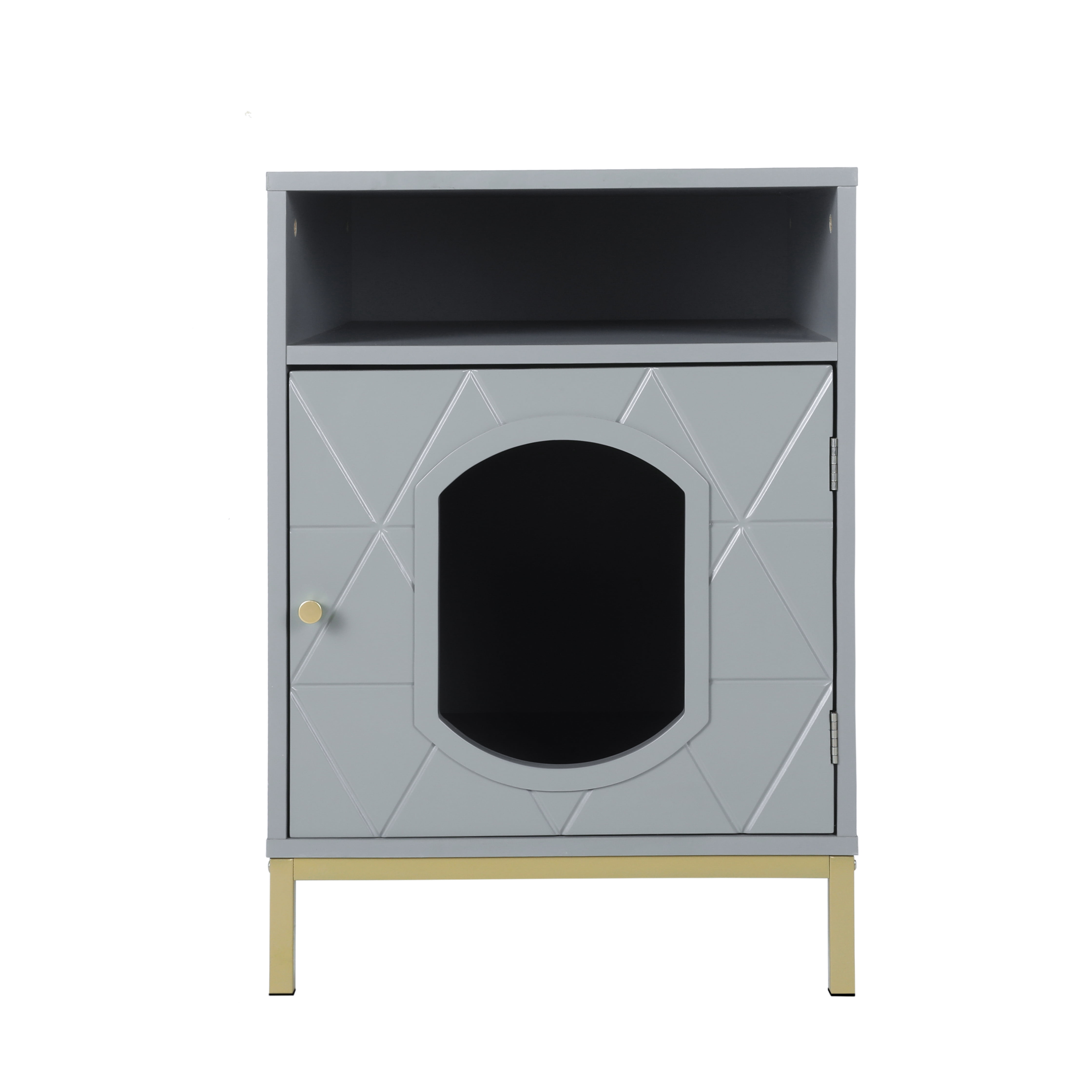 RONSHIN Cat House Modern Natural Style Cat Hideaway Furniture for ...