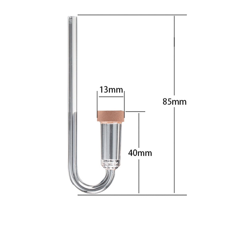RONSHIN Co2 Refiner Acrylic Transparent U Shape Mini Co2 Diffuser ...