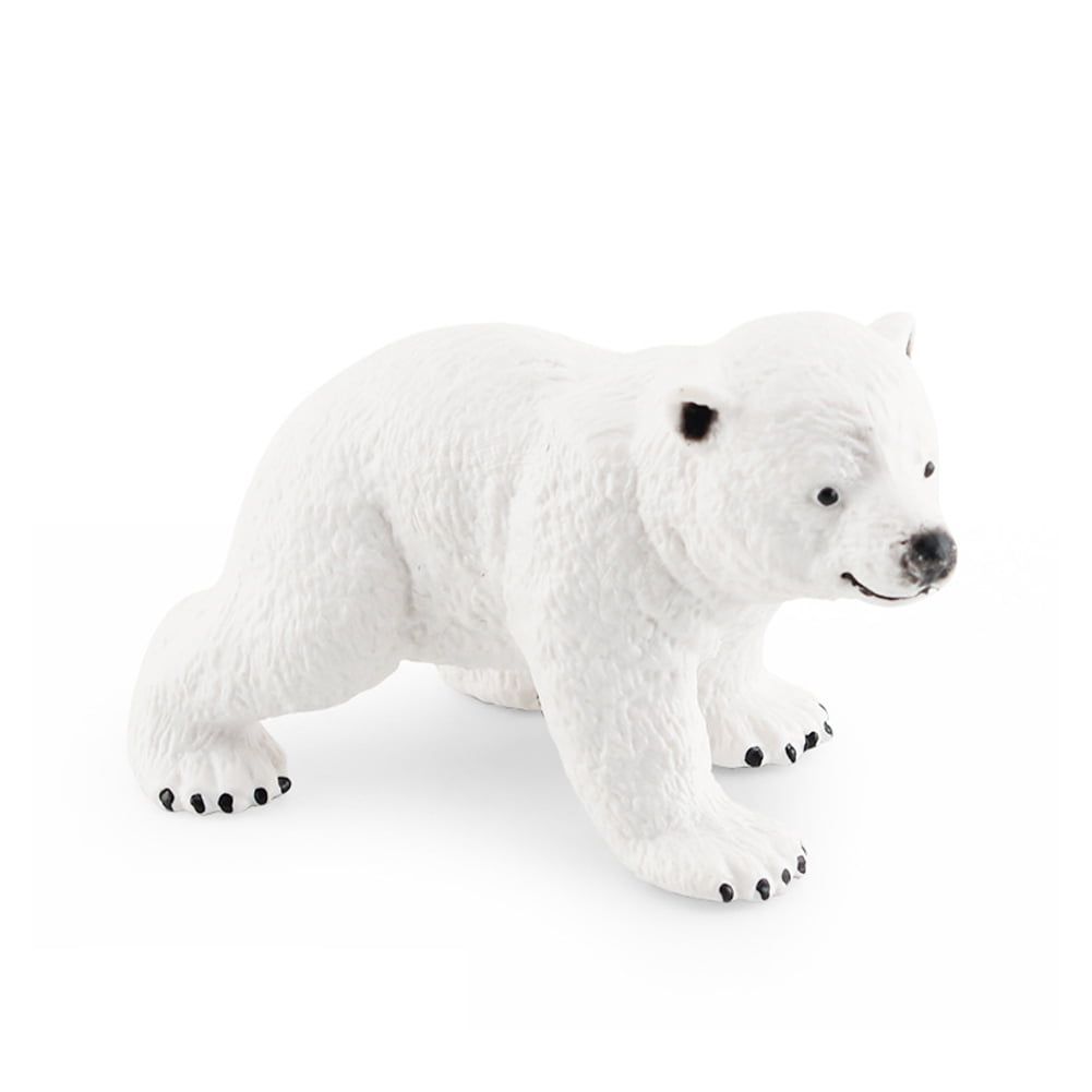 RONSHIN Cute Polar Bear Action Figure Simulation Animal Model Ornaments ...