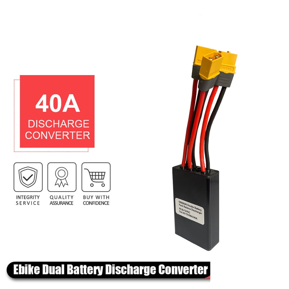 RONSHIN Dual Battery Parallel Connector 20v-72v 40A Simultaneous ...