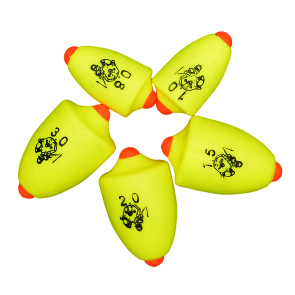 RONSHIN Fishing Float Bobbers, Hard Foam Snap-on Floats Fishing Floats ...