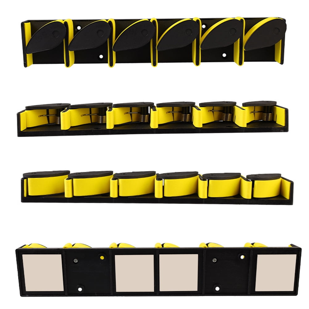 RONSHIN Fishing Rod Rack Holders Wall-mounted Fish Pole Holder 6-Rod ...