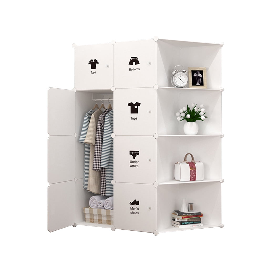 RONSHIN Large Cube Storage,14"x14"x14" Bedroom Armoire With Doors,DIY ...