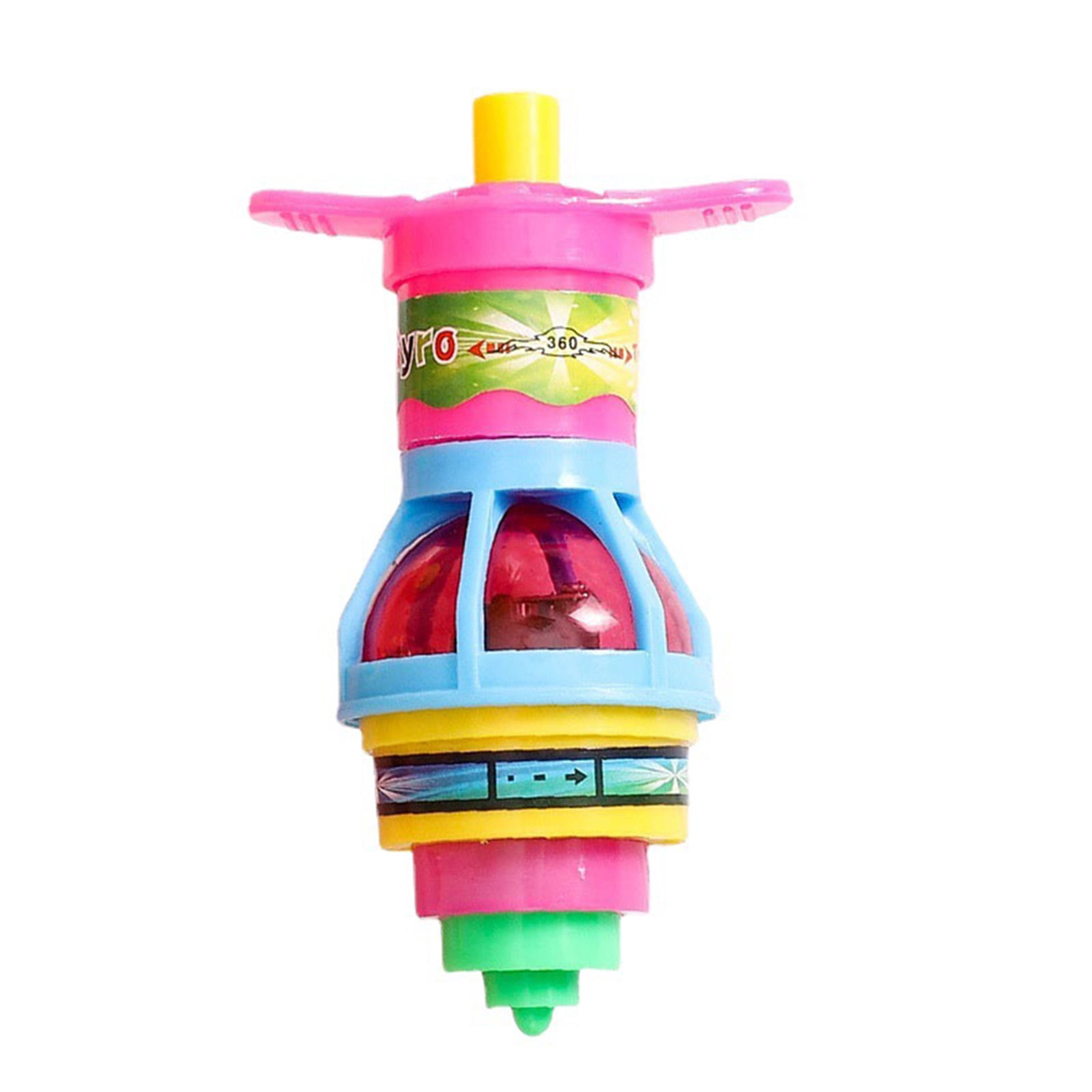 RONSHIN Light Up Flashing Spinning Tops LED Light Up UFO Spinning Tops ...