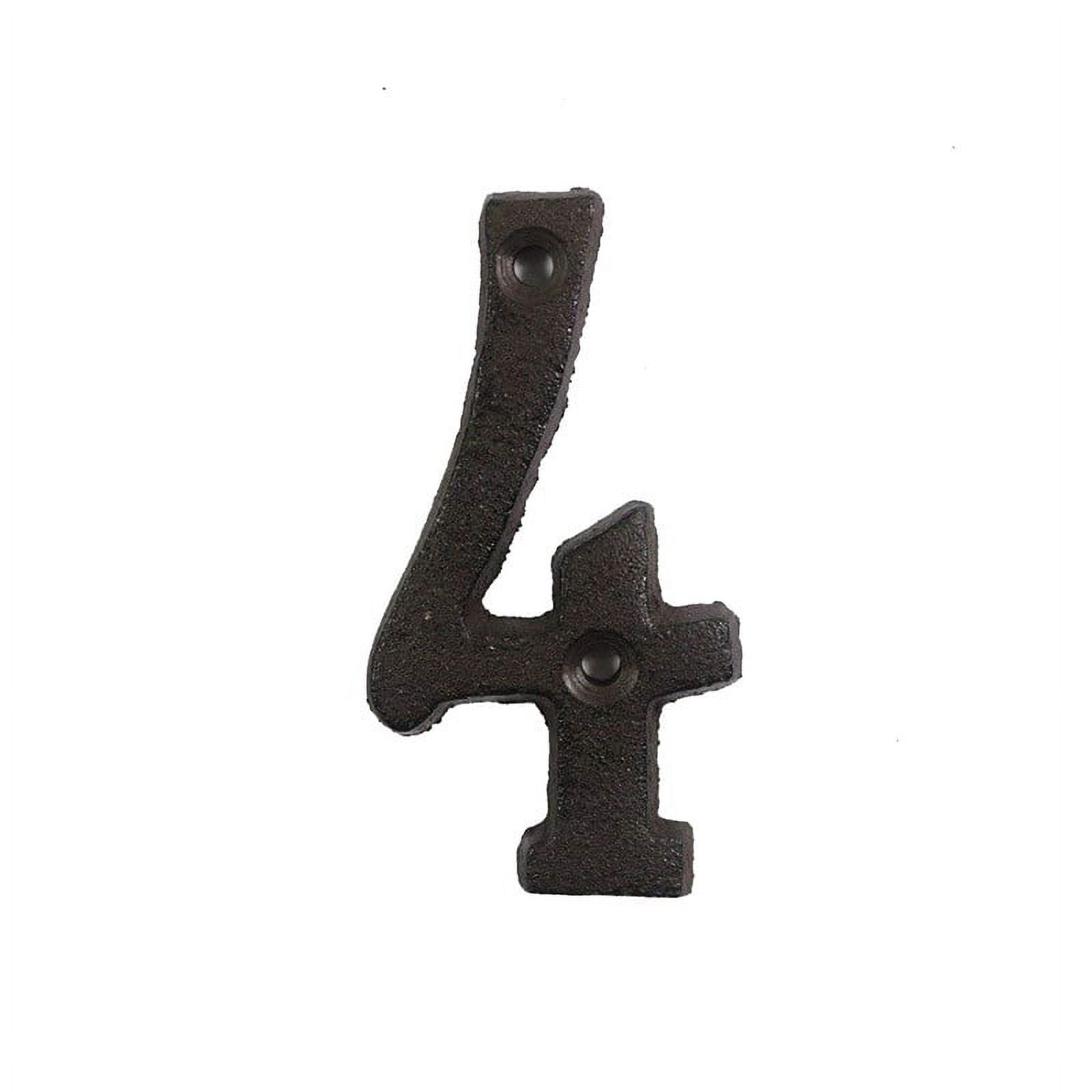 RONSHIN ♬♪♬ Metal Letters Numbers Cast Iron Decoration House Sign ...