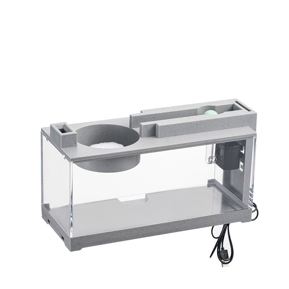 RONSHIN Mini Fish Tank Betta Aquarium Starter Kits Mute Water Flow ...