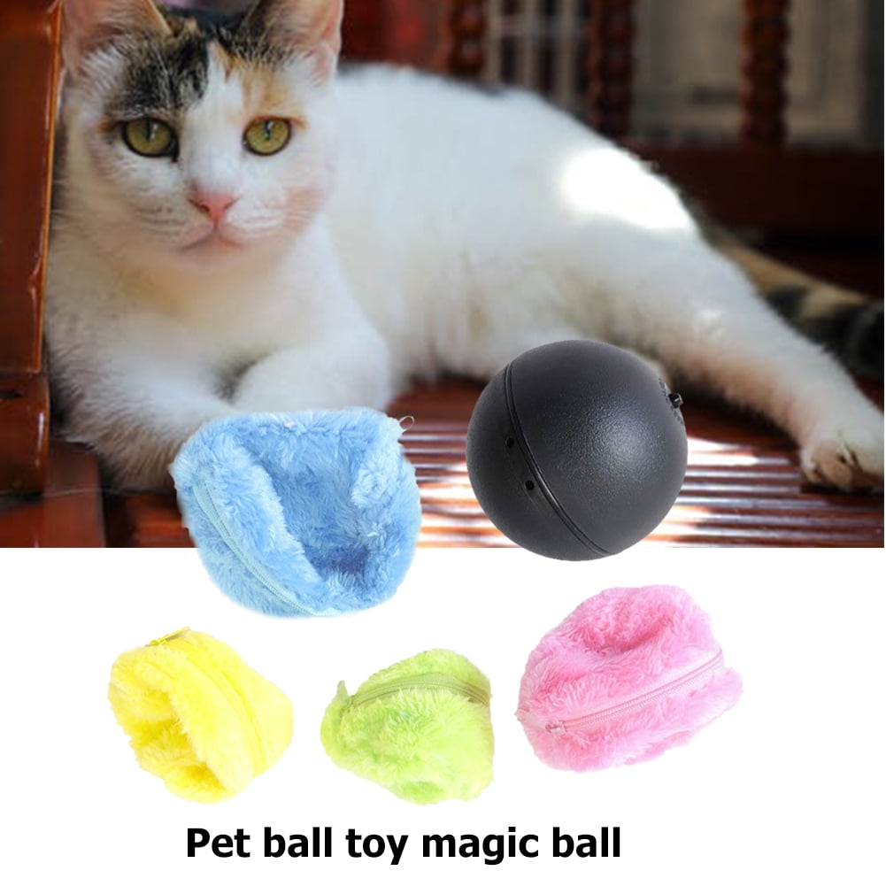 RONSHIN Pet Magic Roller Ball Toy Dog Cat Battery Powered Automatic ...