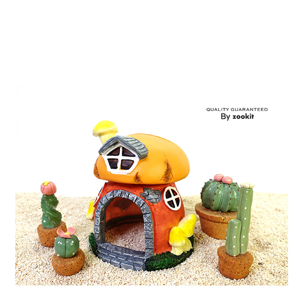 RONSHIN Resin Ornaments Fish Shrimp Hideout Caves Escape House Layout ...