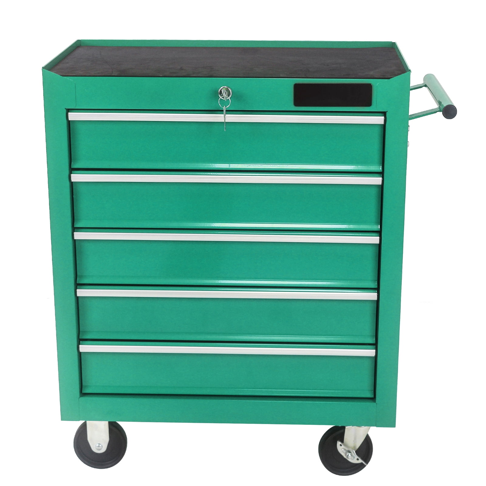 RONSHIN Rolling Tool Chest With 5 Drawers, Lock & Key, Wheels Tool ...