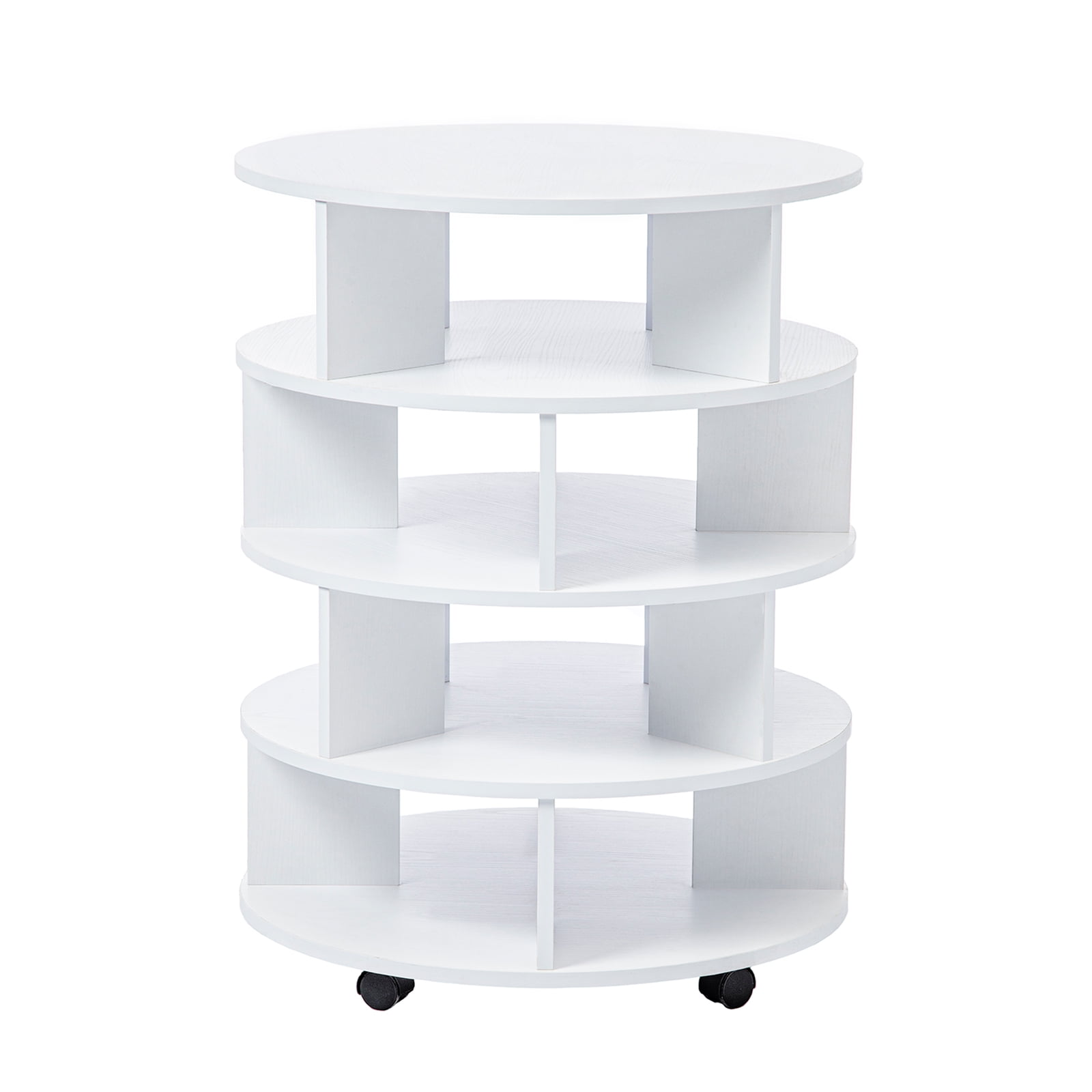RONSHIN Round Shoe Storage Cabinet Free Standing Shoe Rack with 360 ...