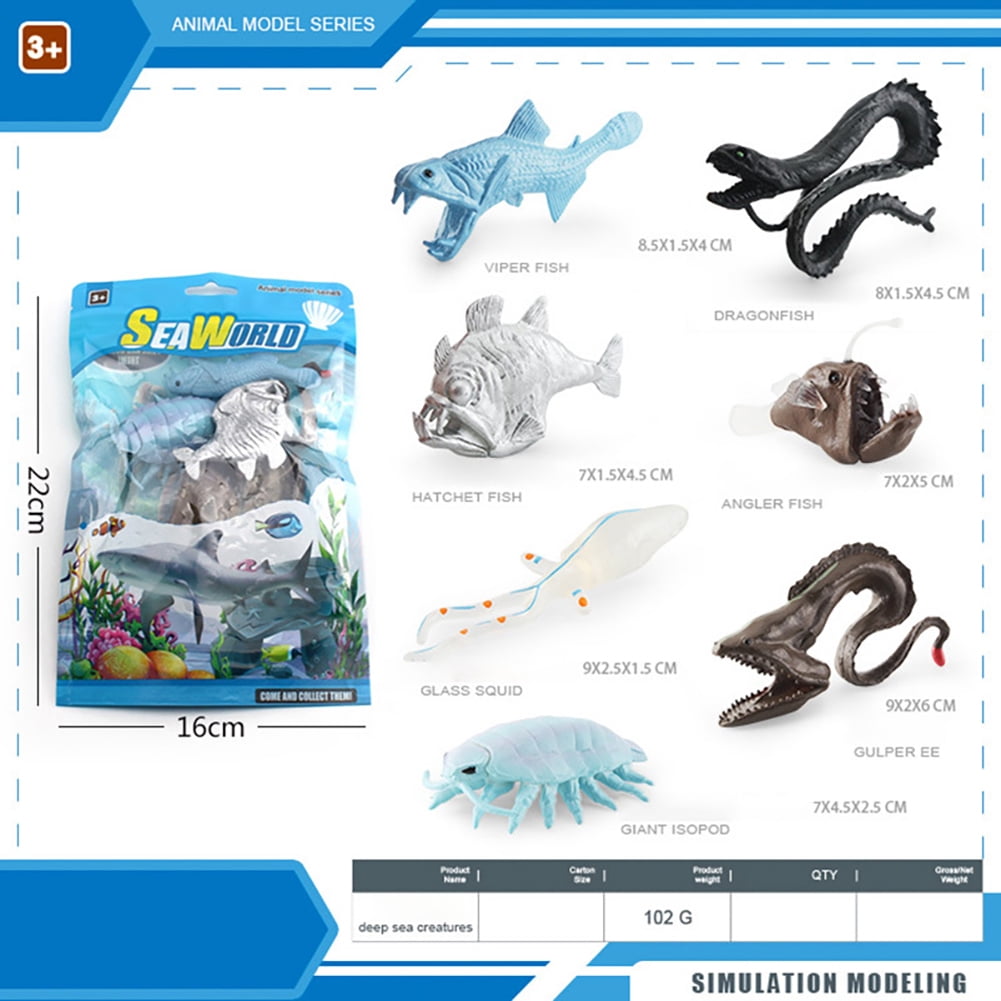 RONSHIN Simulation Ocean Animal Figurines Toys Realistic Marine Sea ...