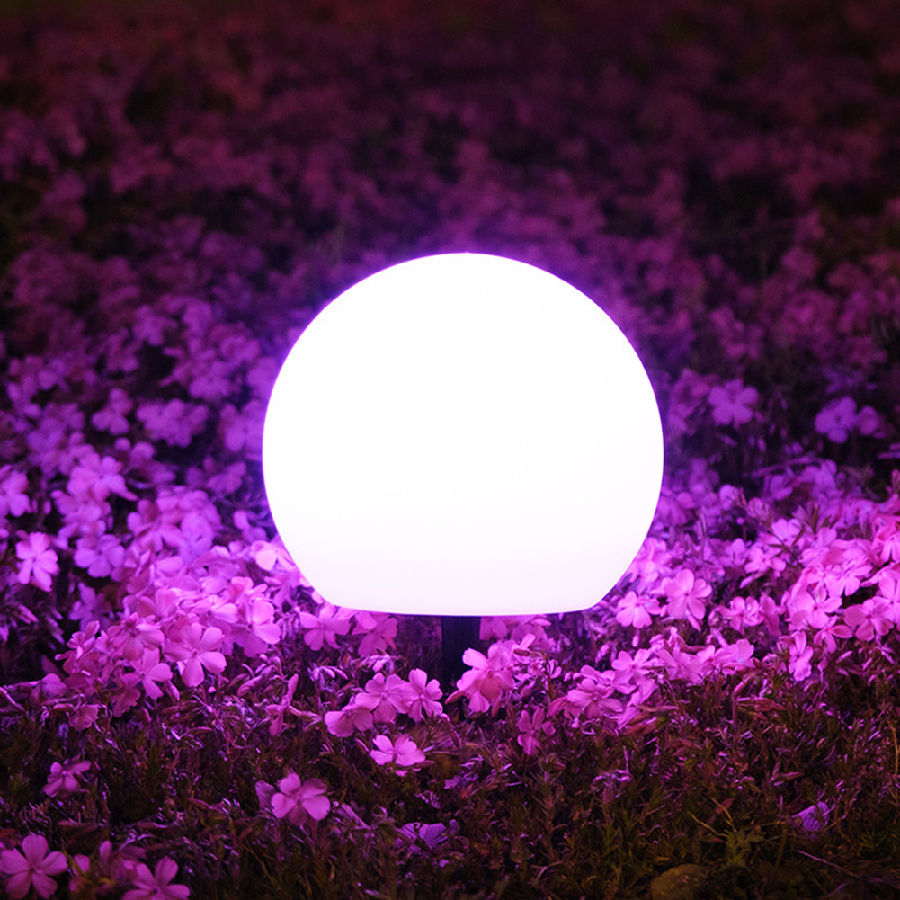 RONSHIN Solar LED Ball Lights Color Changing Outdoor IP65 Waterproof ...