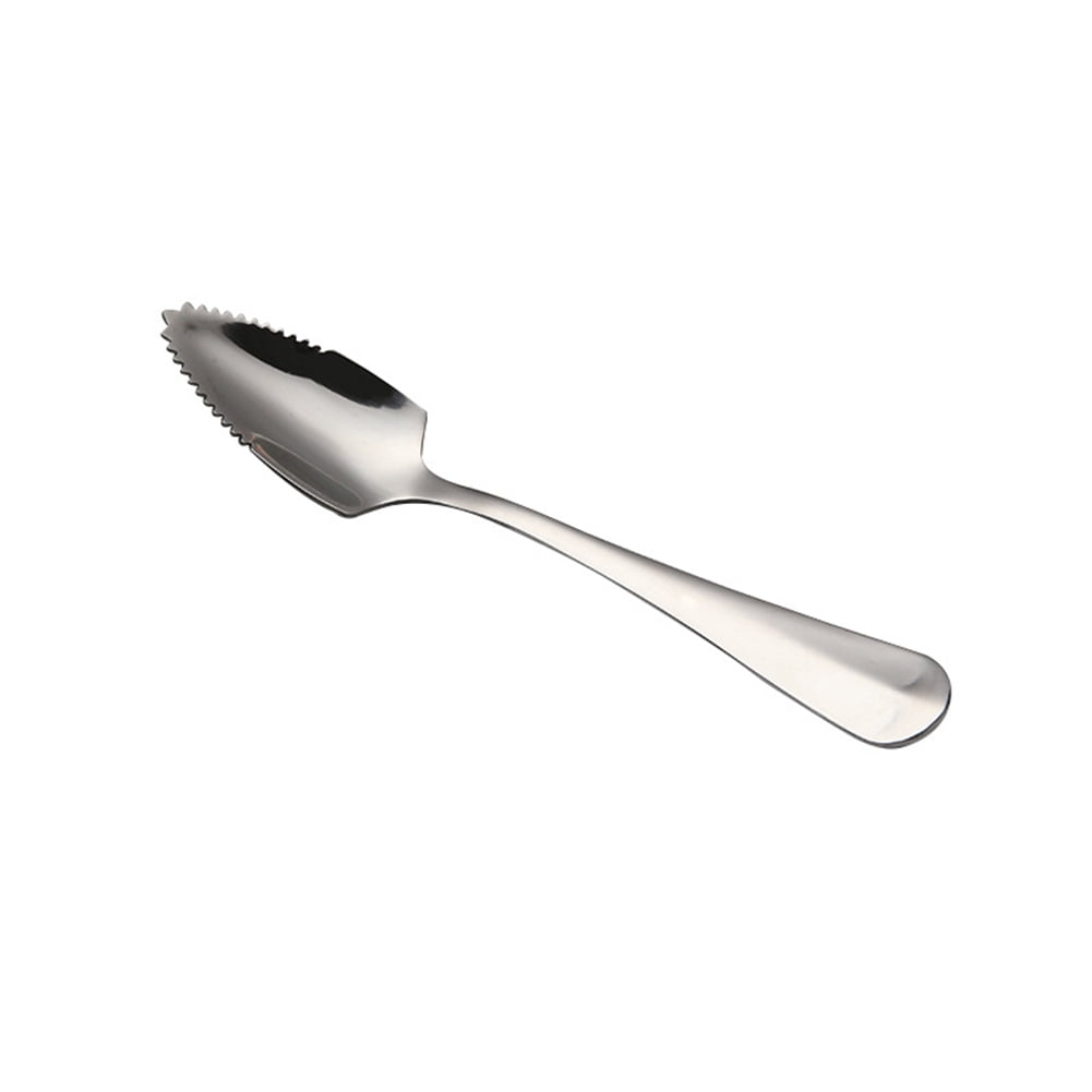 RONSHIN Stainless Steel Fruit Spoon With Teeth Scraper Dessert Spoon ...