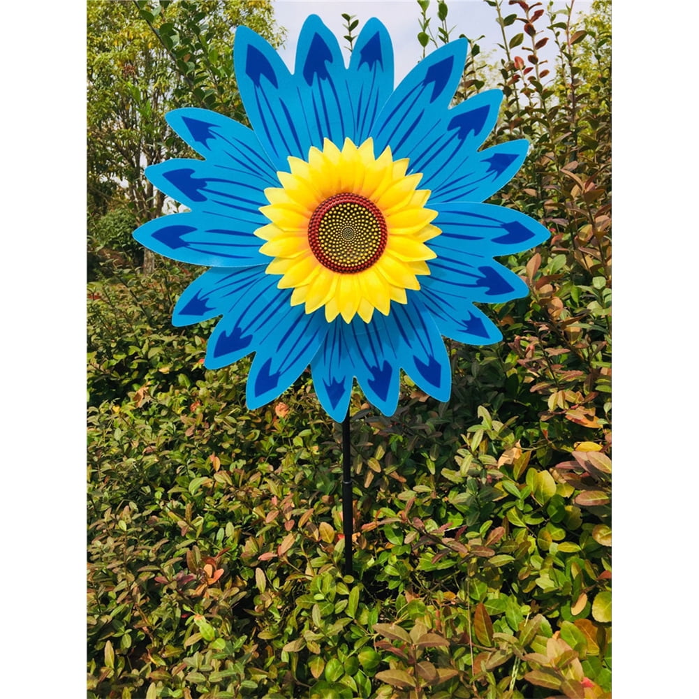 RONSHIN Sunflower Windmill Wind Turbine for Lawn Garden Party ...