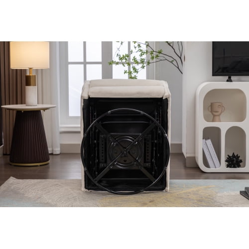 RONSHIN Swivel Rocking Chair, Recliner Chair with Adjustable Footstool ...