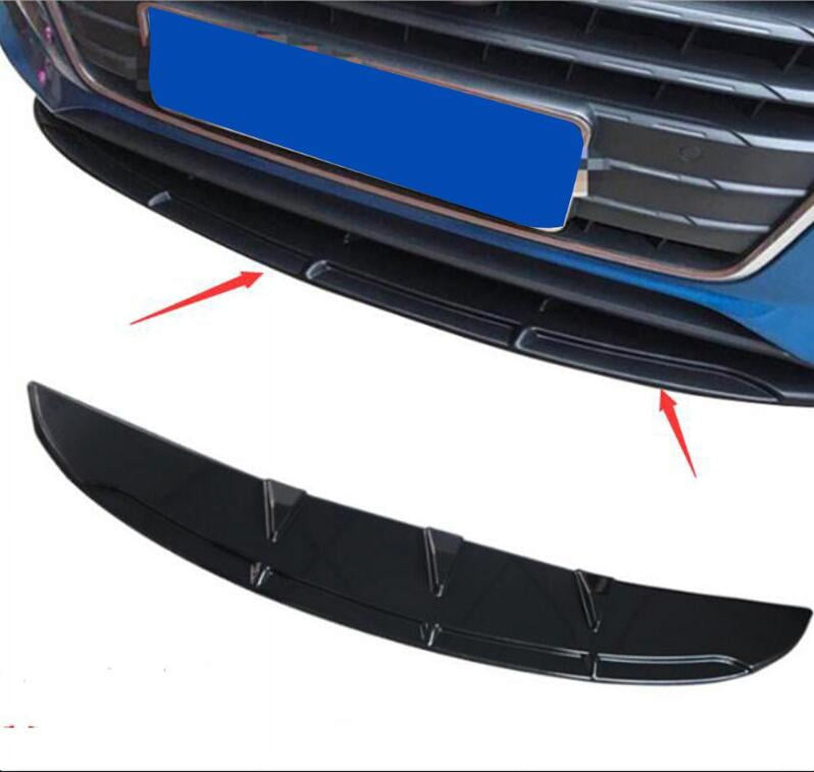 RONSHIN Universal Car Front Bumper Lip Spoiler Diffuser Fins Body Kit ...