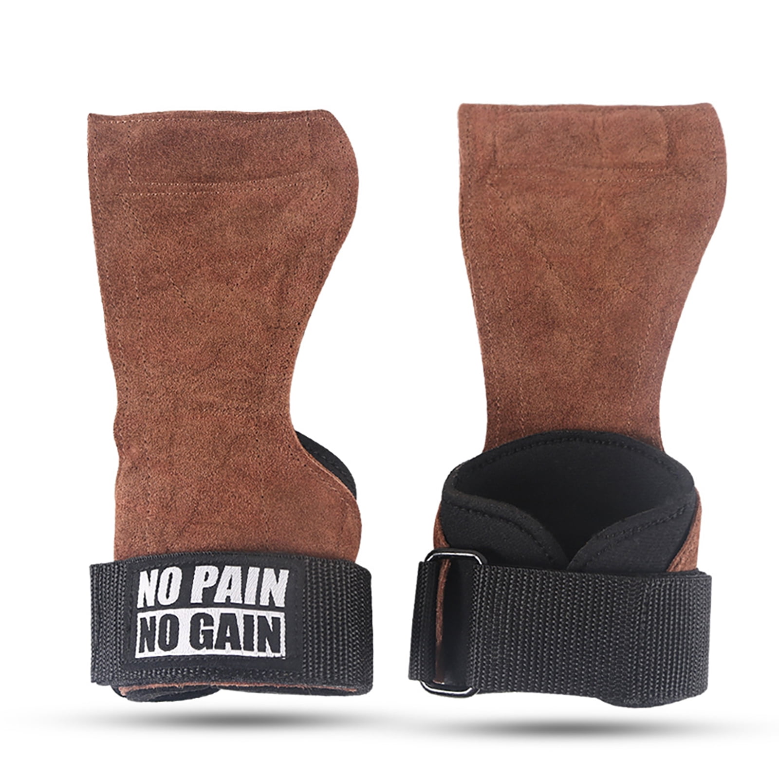 RONSHIN Weight Lifting Hand Grips Workout Pads Adjustable Wrist Support ...