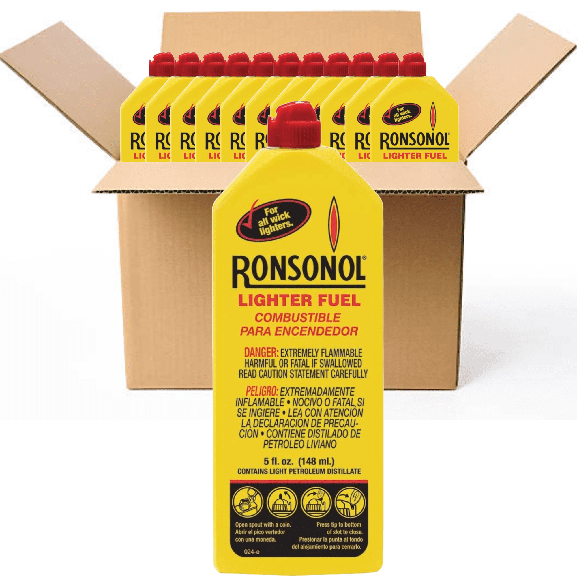 RONSONOL Lighter Fluid 5 Oz. BOX OF 12 - Walmart.com