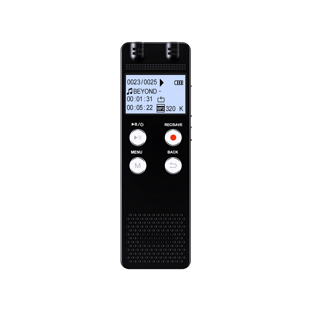 RONY 40GB Digital Audio Activated Voice Recorder, Noise-Reduction Voice ...
