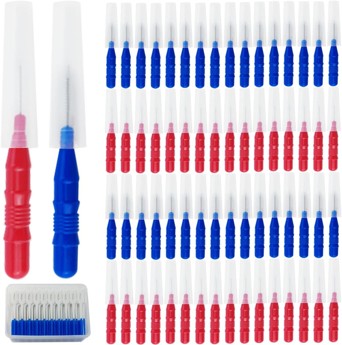 RONYOUNG 250PCS Dental Floss Picks & Interdental Brushes - Walmart.com