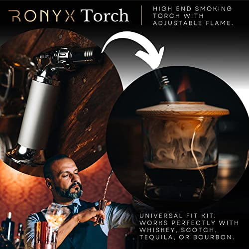 RONYX Cocktail Smoker Kit with Torch –13pcs Cocktail Smoker Set - Old ...