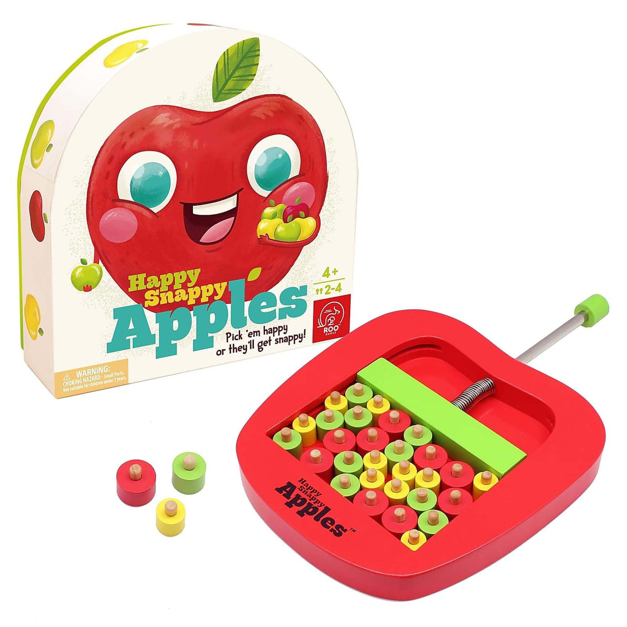 ROO Games Happy Snappy Apples - Fun Wooden Strategy Game for Kids - for ...