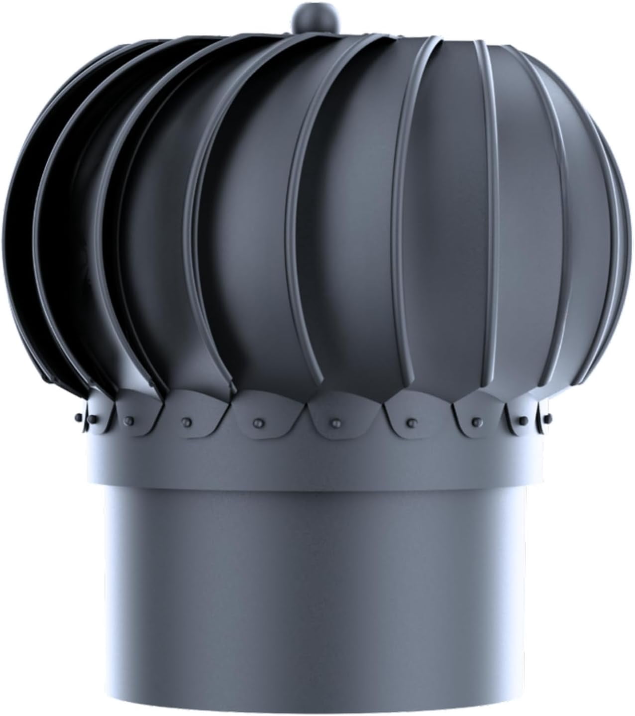 ROOFIVENT IVENT TURBO 8 inch ROOF ROUND WIND TURBINE EXHAUST COWL ...