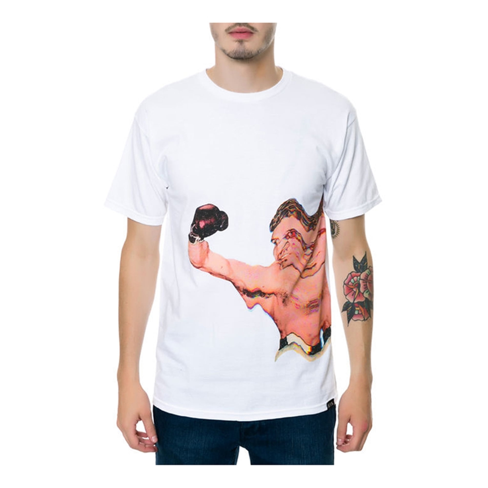 ROOK Mens The TKO Graphic T-Shirt, White, Small - Walmart.com