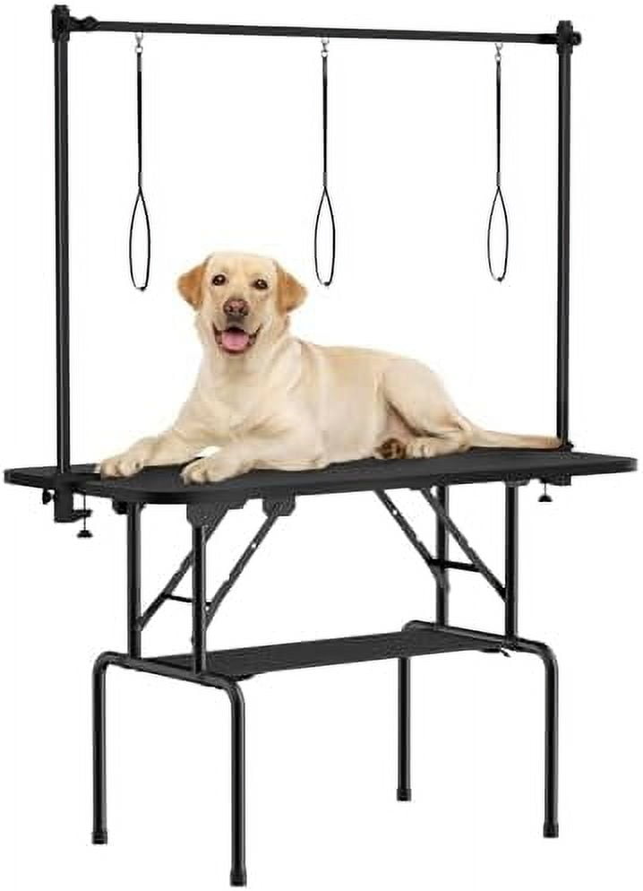 ROOMTEC 46 Inch Dog Grooming Table,Foldable Pet Grooming Tables at Home ...
