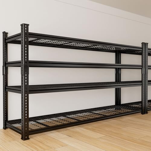 ROOMTEC Garage Shelving, 3300 LBS Capacity Storage Shelves Heavy Duty ...